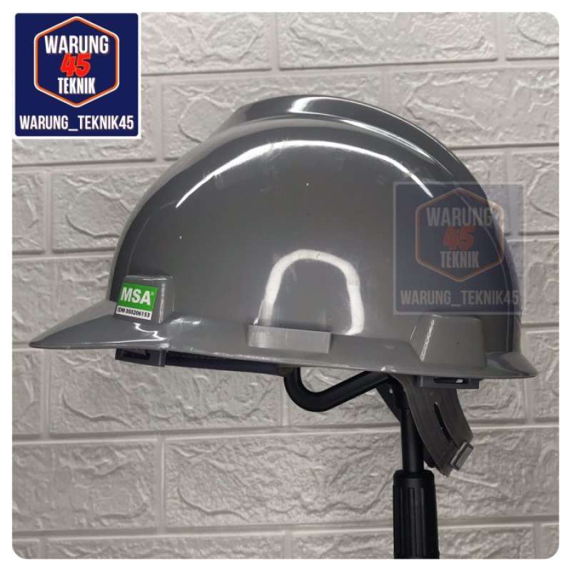 Promo HELM PROYEK V GUARD MERK MSA SNI LOKAL SUSPENSI STANDARD - ABU ...