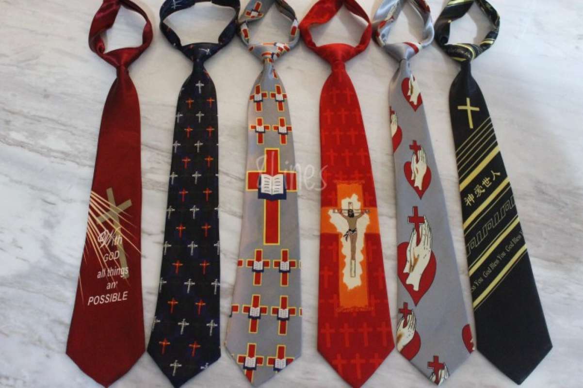 Promo DASI PANJANG NATAL ROHANI KRISTEN SALIB ALKITAB MERAH HITAM SIAP ...