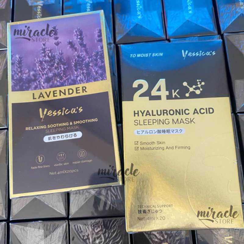 Promo Yessica’s Sleeping Mask 24k - Lavender Hyaluronic Acid Sleeping ...