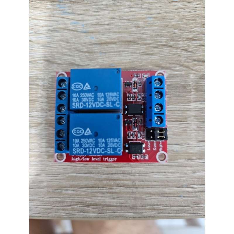 Jual 2 Channel Relay with Optocoupler Module Board Shield High Low ...