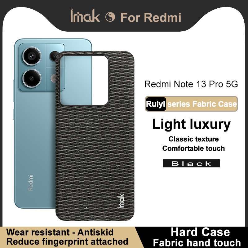 Promo Case Xiaomi Redmi Note 13 Pro 5G IMAK Ruiyi Fabric Series Casing Diskon 8% di Seller ...