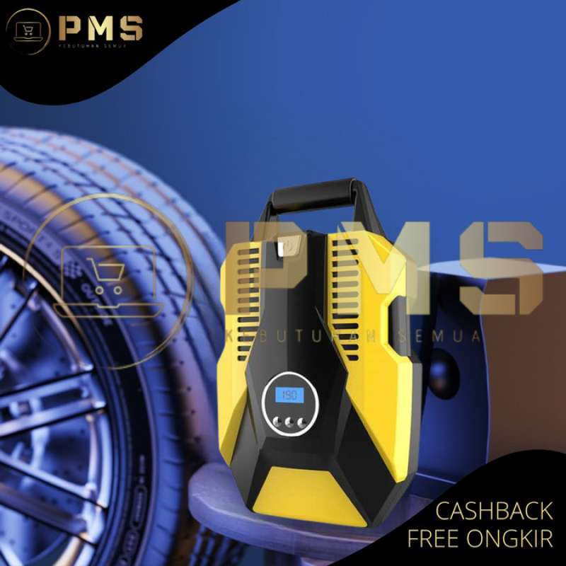 Promo POMPA ANGIN BAN MOBIL PORTABLE TIRE PUMP 150 PSI - 8001 - - E ...