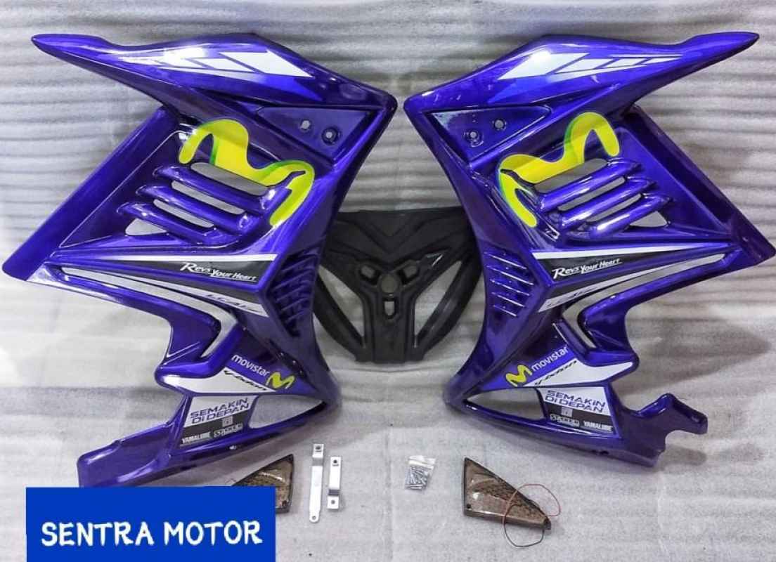 Jual Sayap Vixion New Nvl Nva Model Monster - Sayap Half Fairings New ...