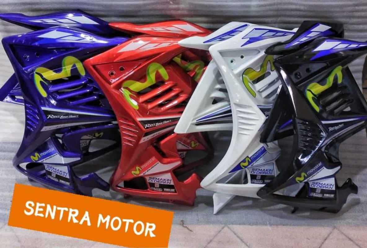 Jual Sayap Vixion New Nvl Nva Model Monster - Sayap Half Fairings New ...