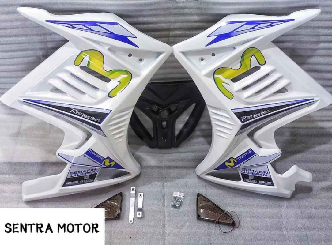 Jual Sayap Vixion New Nvl Nva Model Monster - Sayap Half Fairings New ...