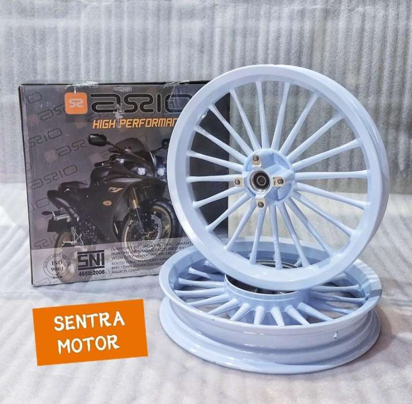 Jual Velg Racing MIO Palang 20 Warna Putih Velg AXIO Palang 20 MIO PNP ...