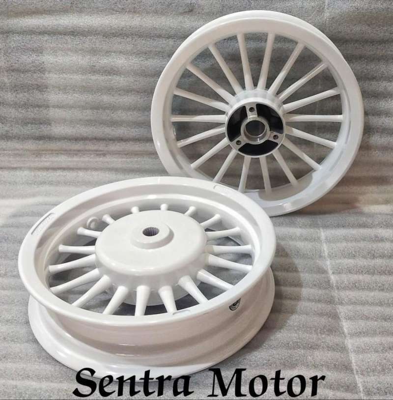 Jual Velg Racing Yamaha Fazzio Power Classic Ring 12 Hitam Dan Putih ...