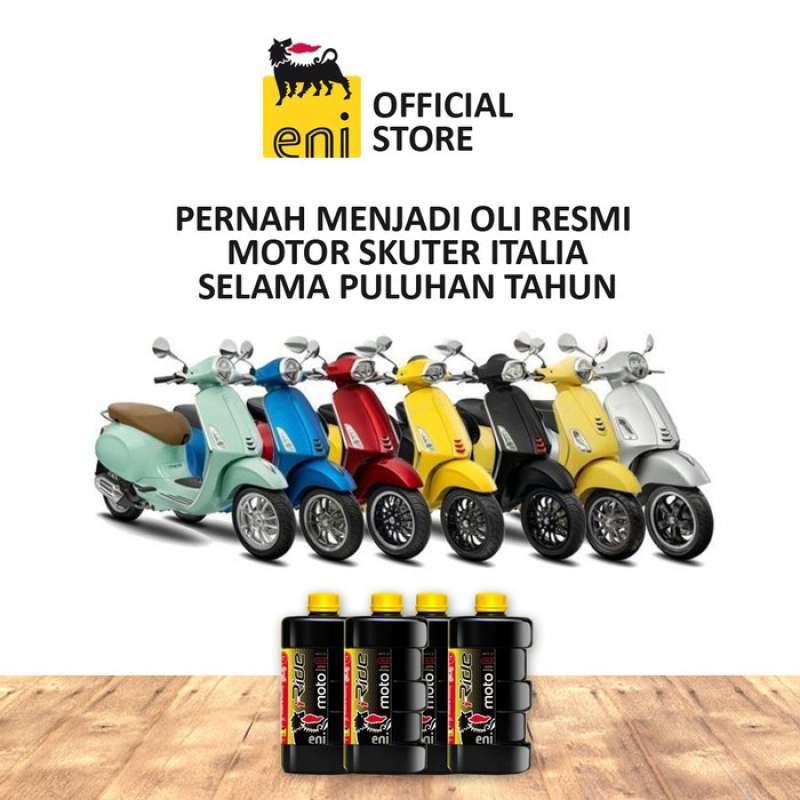 Promo Oli Motor Eni I-ride Moto 4t Matic Id 10w-30 -0.8l + Oli Gardan -120ml Diskon 9% Di Seller ...