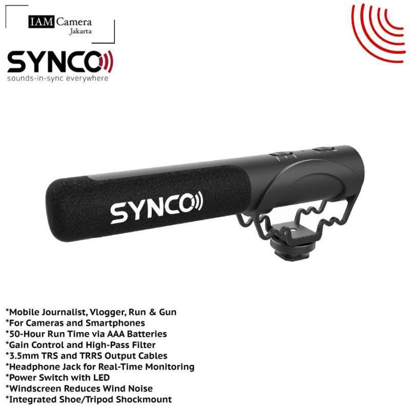 Jual Synco Mic Microphone M3 Shotgun Microphone Untuk Kamera Dan ...