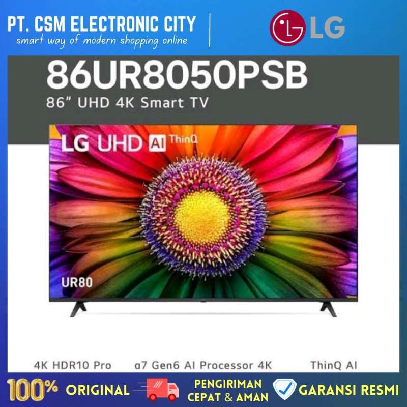 Jual Tv Lg 86ur8050psb (86 Inch) Smart Tv Uhd 4k [garansi Resmi] Di ...