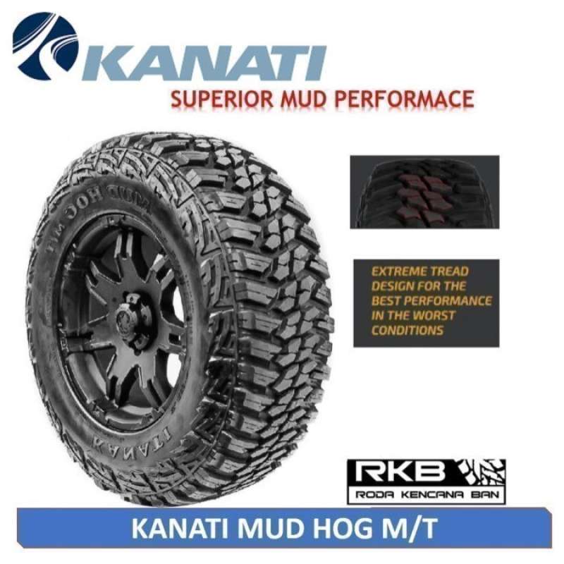 Jual KANATI MUD HOG MT 31X10.5 R15 6PR Ban Mobil MUD TERRAIN 4X4 ...