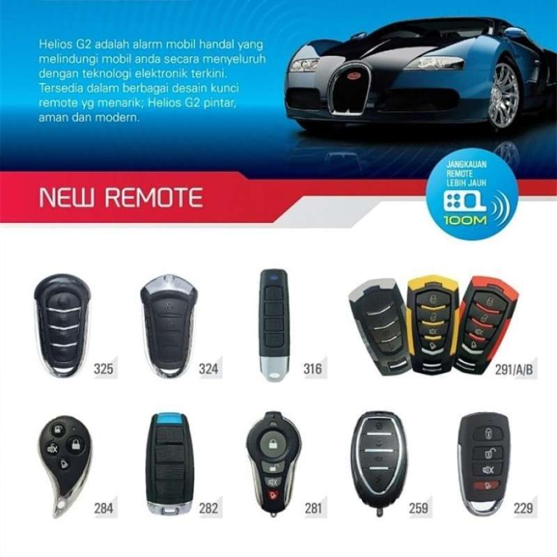 Promo Helios Alarm Mobil G2 - Car Alarm System Universal - Saesaw - 359 ...
