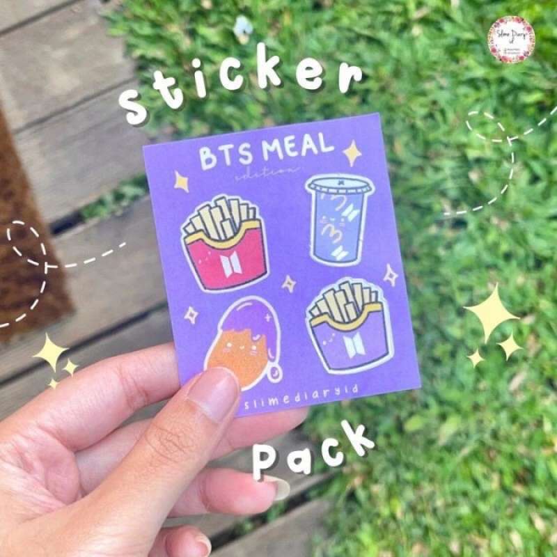 Promo Slime Bts Meal Free Sticker By Slimediaryid / Sdi Slime Diary Id ...