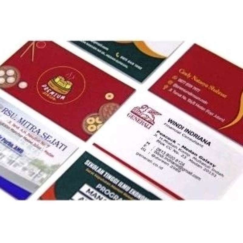 Jual Cetak Kartu Nama, Business Card, Kartu Member, Kartu Caleg Custom ...