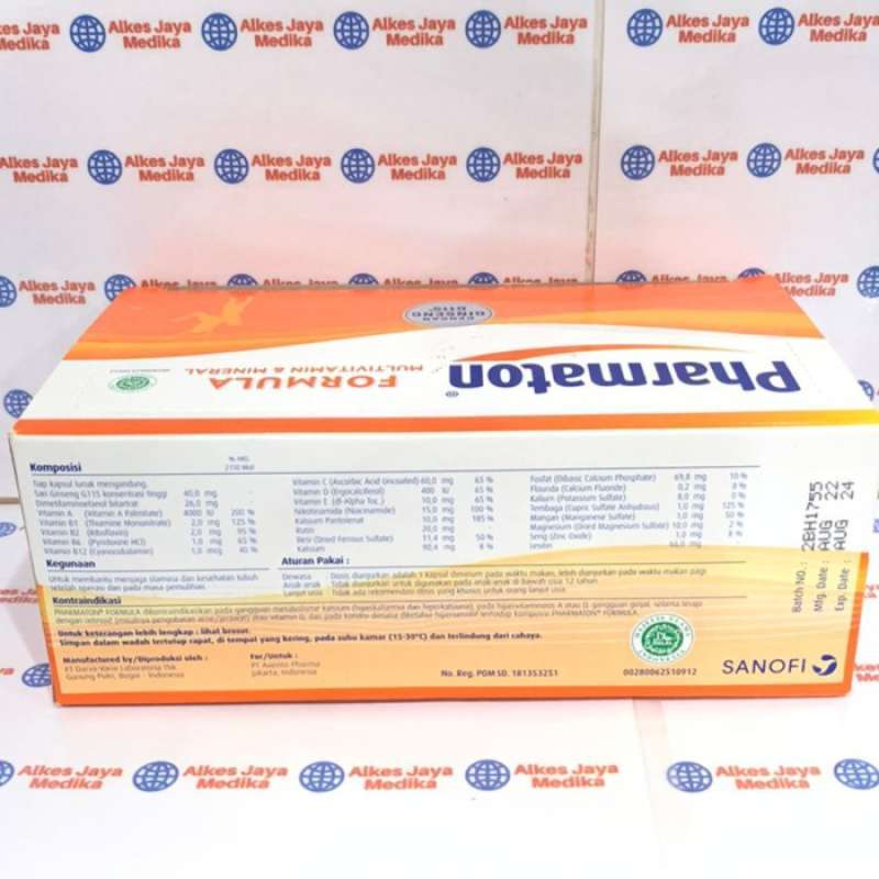 Promo Pharmaton Formula Box Isi 10 Strip @5 Tablet - Multivitamin ...