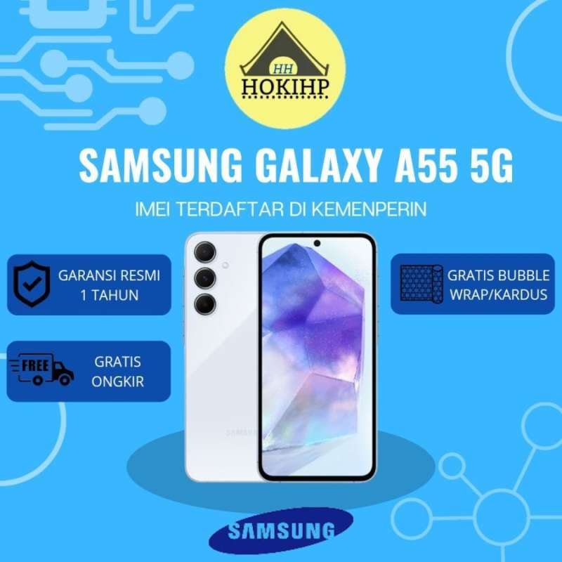 Jual Samsung Galaxy A55 5g 8/256gb Garansi Resmi - Icy Blue Di Seller ...