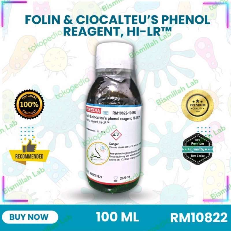Promo Folin & Ciocalteu’s Phenol Reagent, Hi-lr, 100 Ml Diskon 9% Di ...