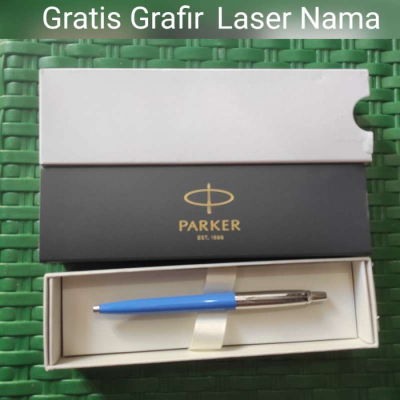 Jual Pulpen Parker Jotter Original + Gratis Grafir Laser Nama - Merah ...