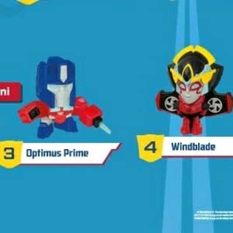 Promo Happy Meals Transformers Optimus Prime / Windblade Mcd Mcdonalds ...