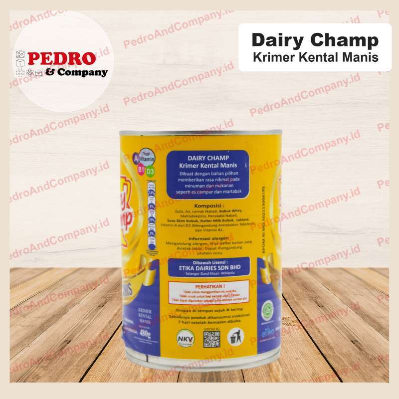 Jual Dairy Champ Susu Kental Manis 480 Gram Condensed Milk Di Seller ...