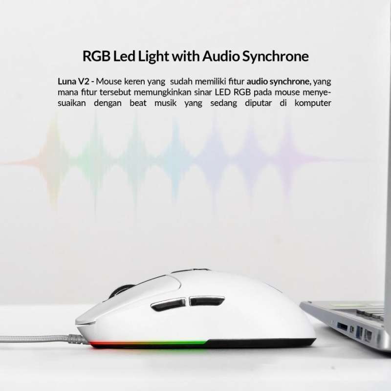 Promo Mouse Gaming Digital Alliance Luna V2 Rgb Macro Ultralight ...