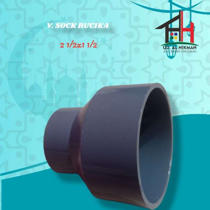 Jual Reducer 2 1/2x1 1/2 Inch - Fitting Pipa Pvc - Vlok Sok Sock 2 1/2 ...