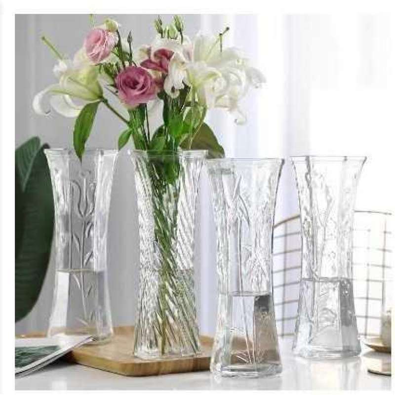 Jual Arletta Vas Bunga Dekorasi Interior Ruang Tamu Motif Bambu Ar-3a ...