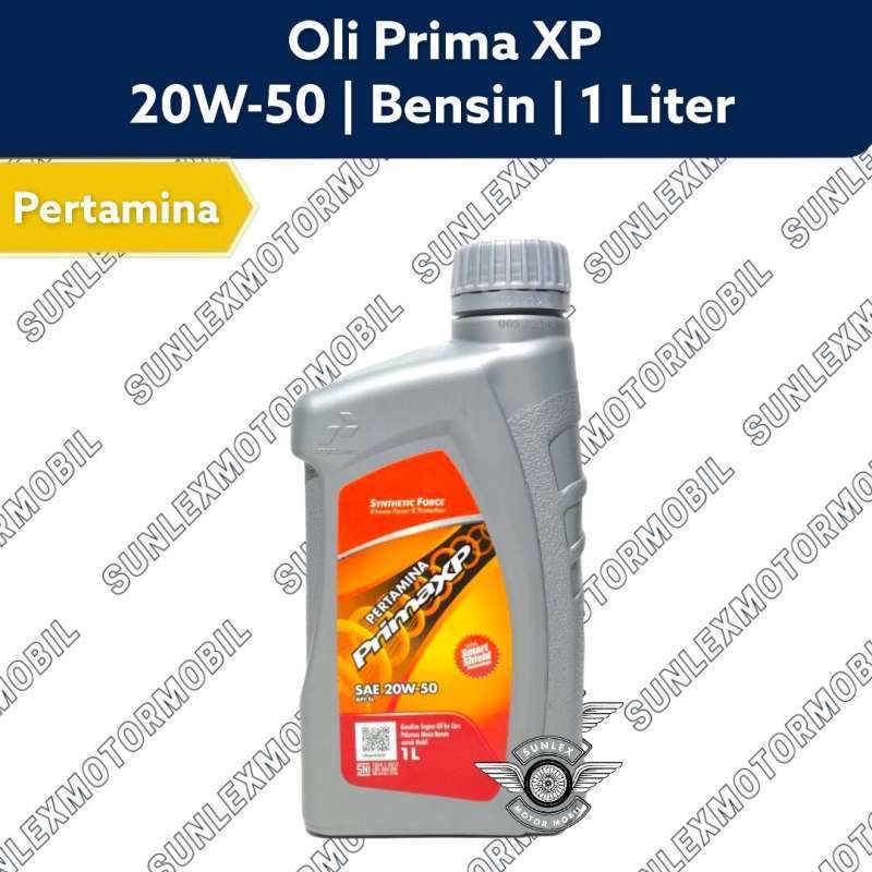Jual Oli Mesin Bensin Pertamina Prima Xp 20w-50 1l 20w50 1 Liter Sae50 Di Seller Sunlex Motor ...