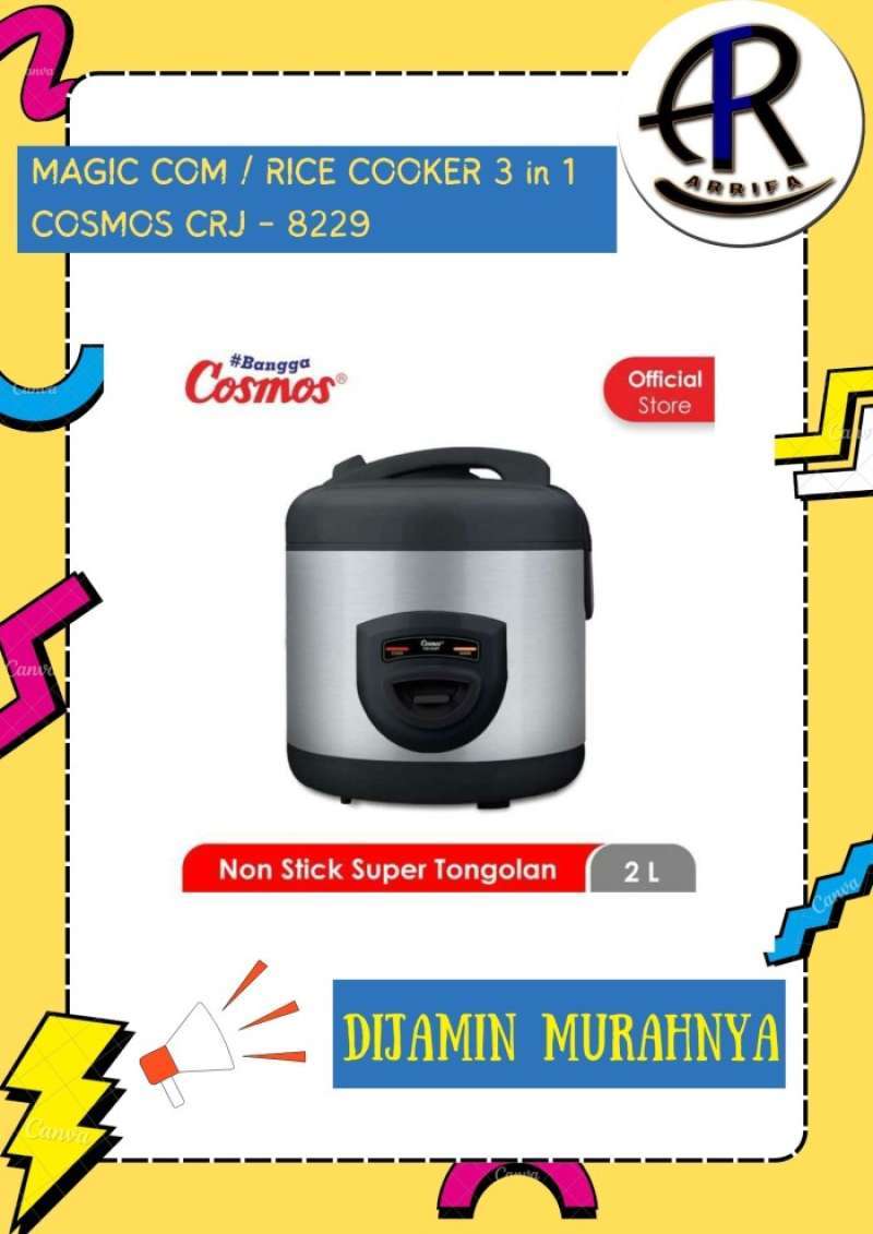 Promo Original Cosmos Magic Com Rice Cooker 3 In 1 Ukuran 2 Liter - Crj ...