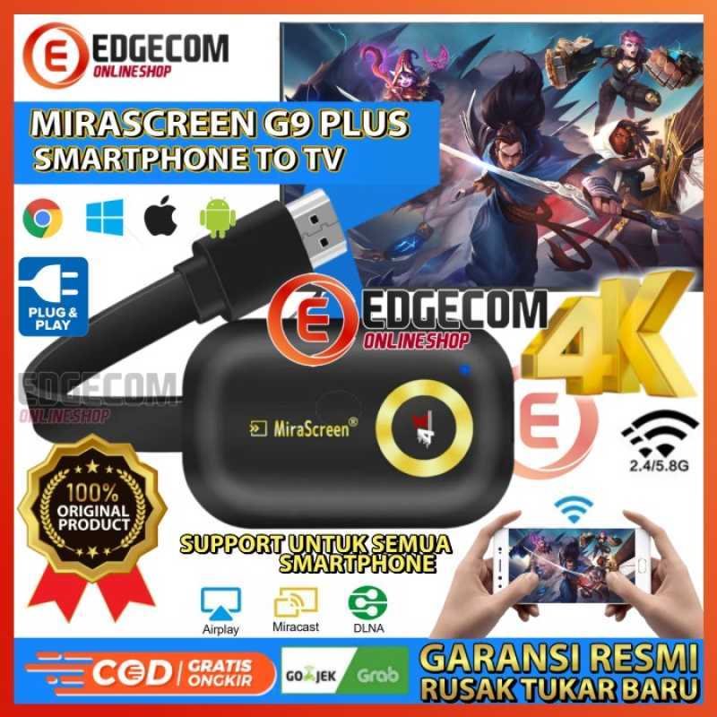 Promo Mirascreen G9 Plus 5g+2,4g 4k Hdmi Wireless Display Dongle Diskon 9% Di Seller Neina Store ...