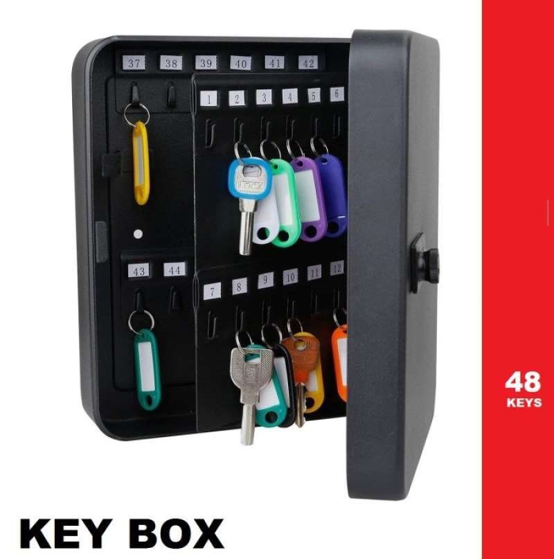 Jual Keybox Kotak Kunci Besi Dinding Key Box Kotak Kunci Dinding Besi 1a - Tag Joyko 20pc ...