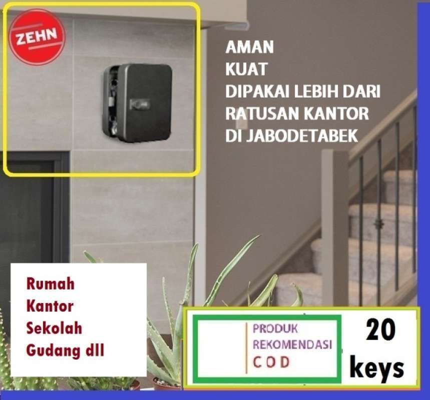 Promo Keybox Kotak Kunci Besi Dinding Key Box Cabinet Kotak Dinding ...