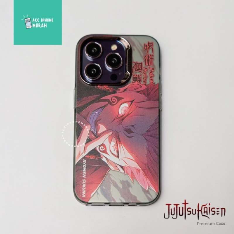 Promo Jujutsu Kaisen Gojo Satoru Ryumen Sukuna Case iPhone 15 Pro ...