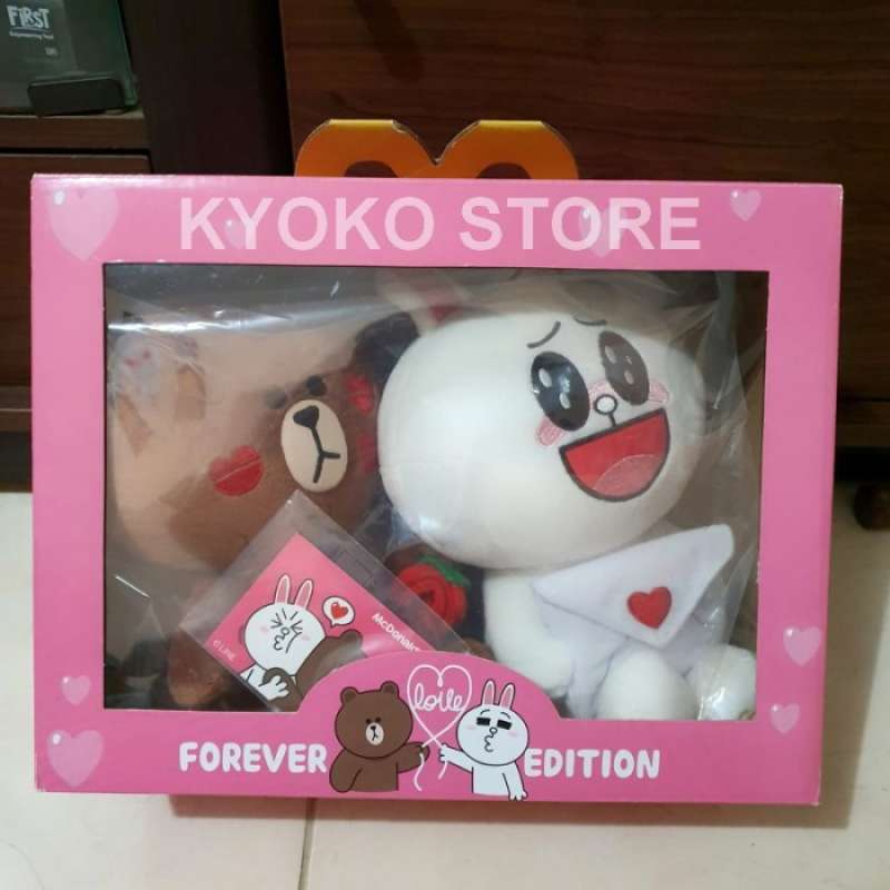 Promo Boneka Line Brown Cony Forever Love Edition Mcdonalds Diskon 23% ...