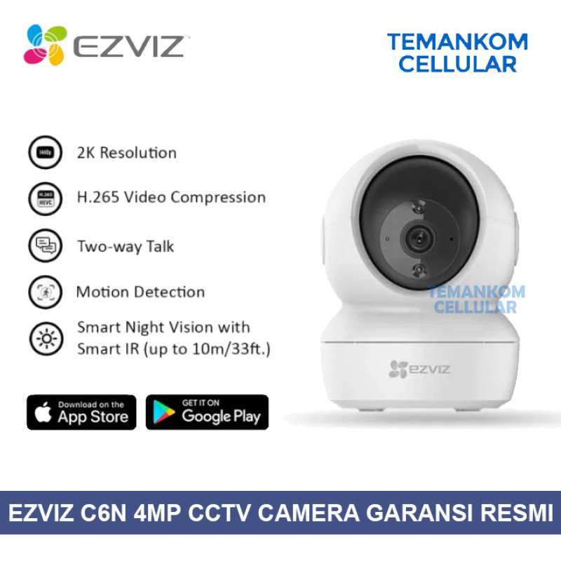 Jual Ezviz Cctv Camera Security C6n 4mp 2k Kamera Wifi Garansi Resmi Di ...