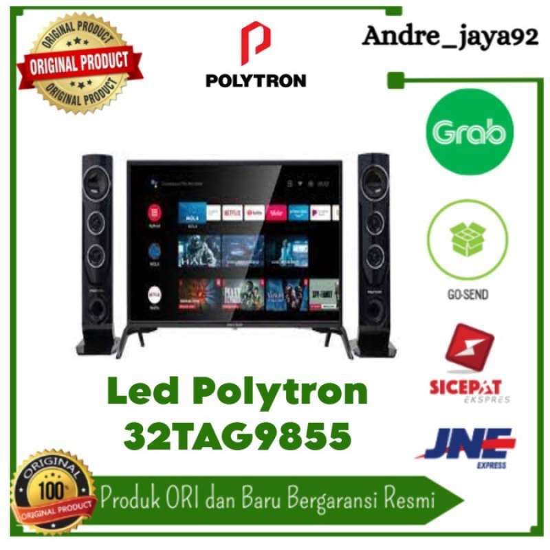 Jual Led Tv Smart Cinemax Android Tv Polytron 32 Inch Pld 32tag9855 Di Seller Andre Jaya 92 ...