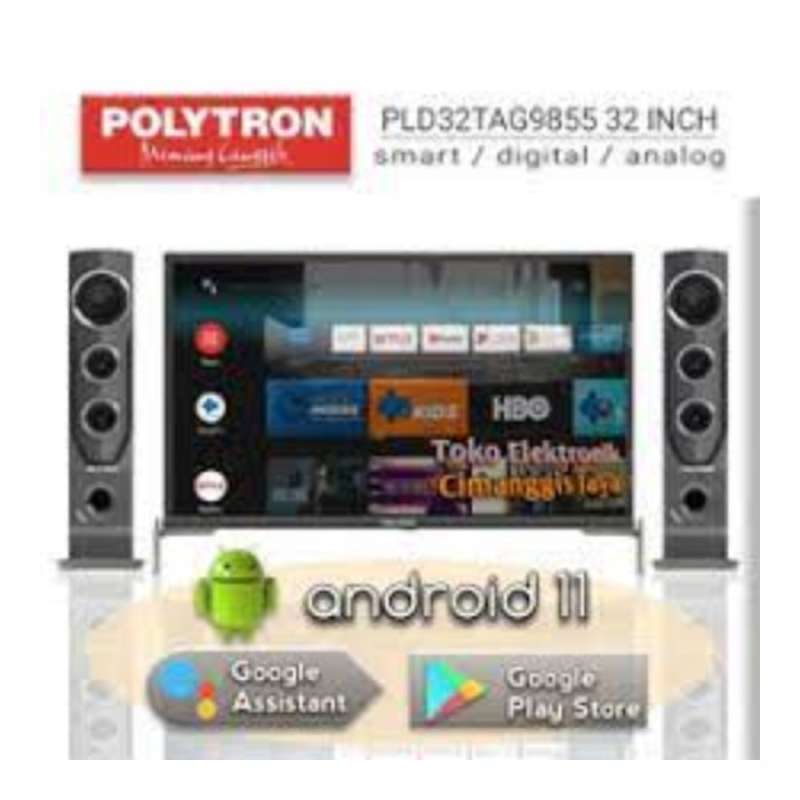 Jual Led Tv Smart Cinemax Android Tv Polytron 32 Inch Pld 32tag9855 Di Seller Andre Jaya 92 ...