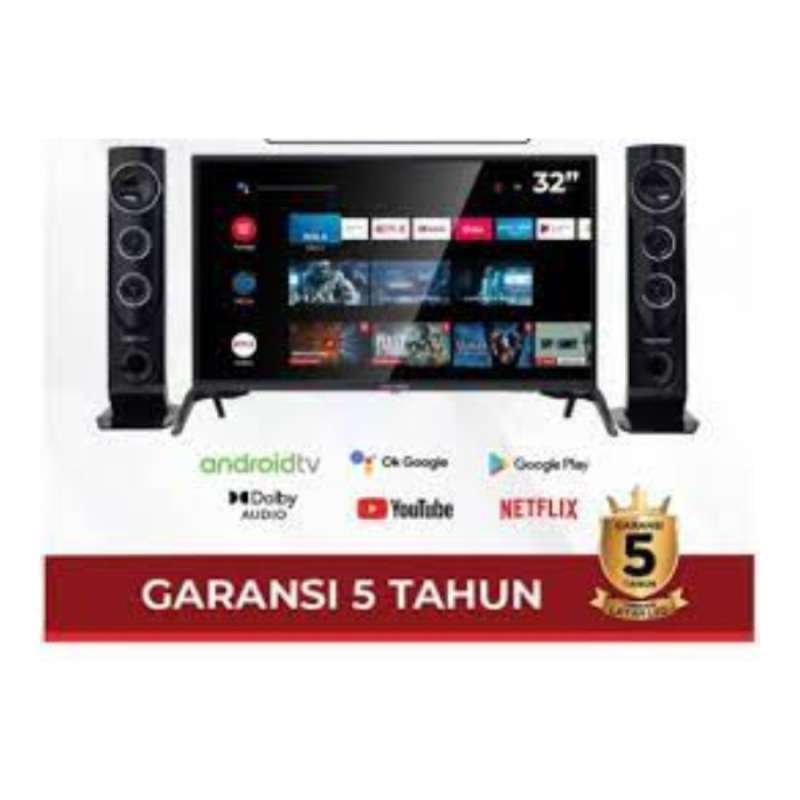 Jual Led Tv Smart Cinemax Android Tv Polytron 32 Inch Pld 32tag9855 Di Seller Andre Jaya 92 ...