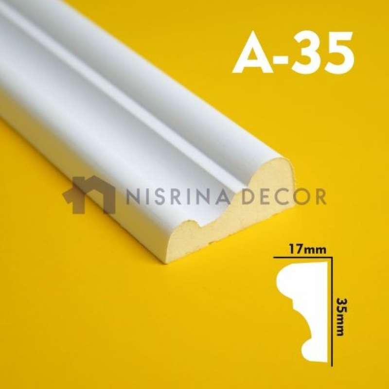 Promo Wall Moulding Premium / List Dinding / List Profil / Wainscoting ...
