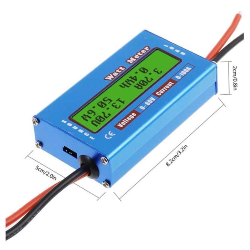 Promo Digital Monitor Lcd Dc Wattmeter 60v/100a Dc Ammeter Zk-d006 Diskon 33% Di Seller ...