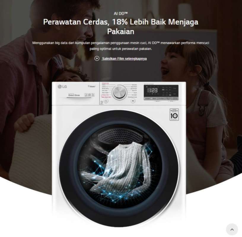 Jual Mesin Cuci Lg Front Loading 7 Kg Fb1207s6w Di Seller Cbr ...