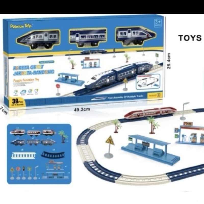 Promo Mainan Kereta Api Mainan Kereta Cepat Jakarta Bandung Puzzle