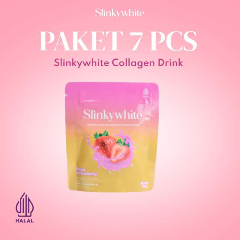 Jual 7 Pouch Slinkywhite Collagen Drink - Your Daily Skincare Drink Di ...