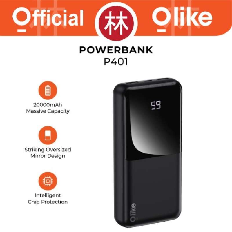 Promo Robot Rt22 Powerbank 20000mah Dual Port Input & Output Led Display - Olike P401 Diskon 23% ...
