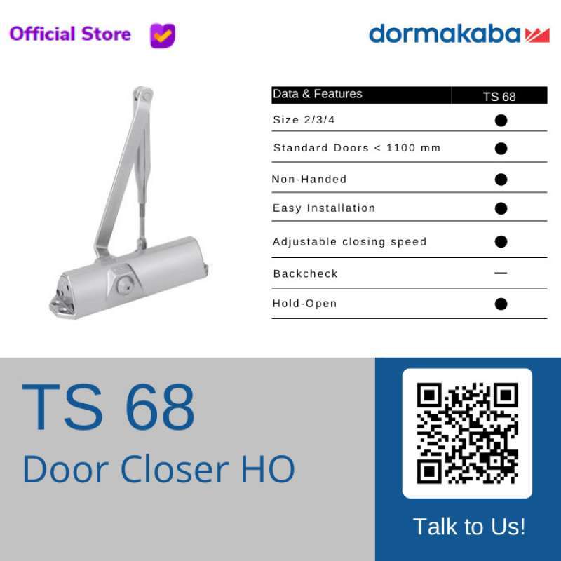Promo Dormakaba Door Closer Ts 68 Hold Open En 2/3/4 Dorma Ts68 Ho New ...