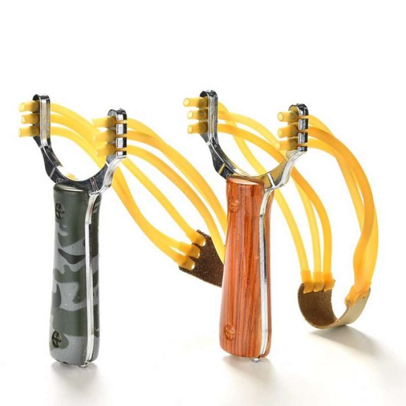 Promo Powerful Bow Catapult Outdoor Slingshot Ketapel Aluminium Berburu ...