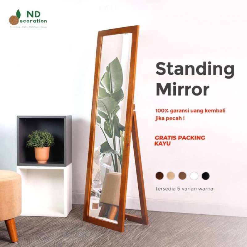 Promo Standing Mirror / Cermin Berdiri / Kaca Standing Full Body ...