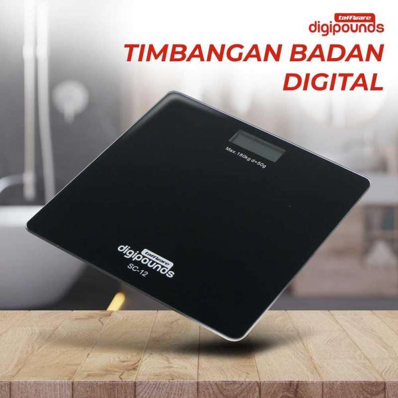 Jual Timbangan Badan Digital Scale Battery 180kg Sc-12 Timbngan Badan ...