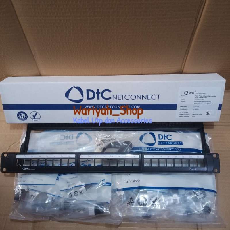 Promo Patch Panel 24 Port Cat.6 Dtc Diskon 23% Di Seller Praptuma - Cengkareng Barat, Kota ...