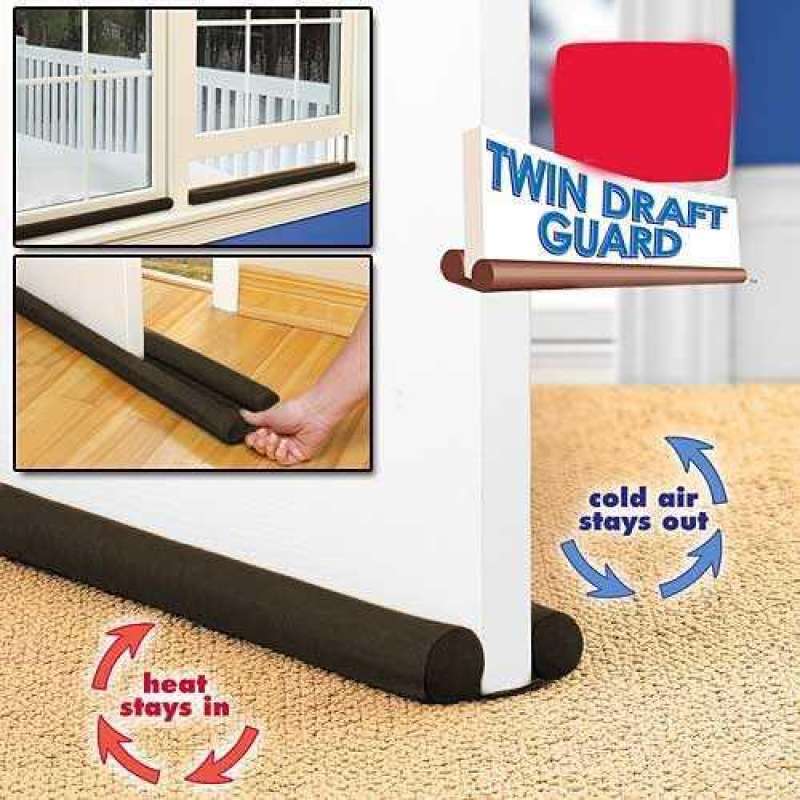 Jual Twin Draft Guard Dust Heat Stopper Door Shield Penahan Udara Pintu ...